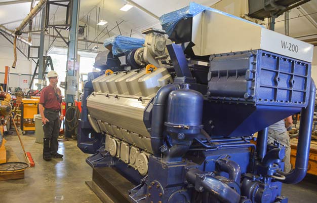 Big Bore Diesel Engine Donated by Wartsila
